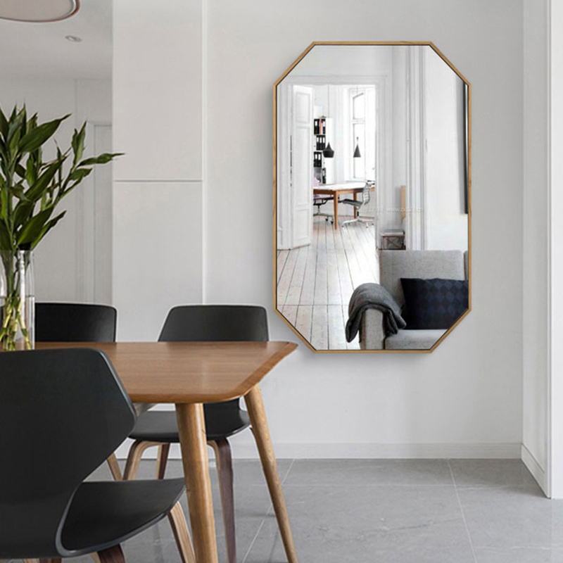 กระจกแขวนทรงแปดเหลี่ยม - Pentagon Mirror - HomeStudio