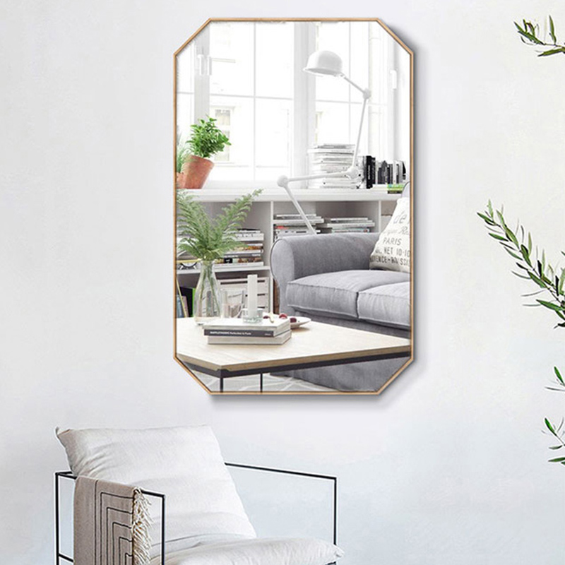 กระจกแขวนทรงแปดเหลี่ยม - Pentagon Mirror - HomeStudio