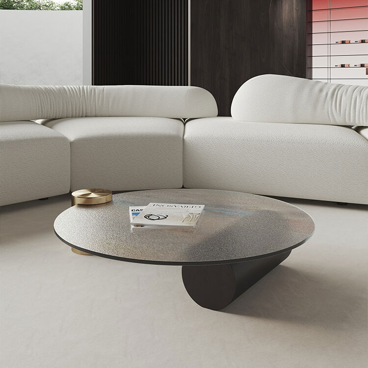 โต๊ะกลางห้องรับแขก - Circle Designed Shaped Center Table - HomeStudio