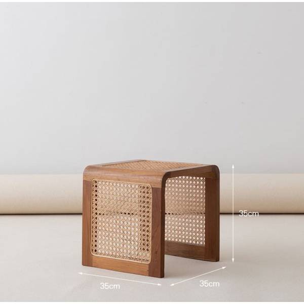 โต๊ะข้างตกแต่งบ้าน - Rattan Decor Side Table VIII - HomeStudio